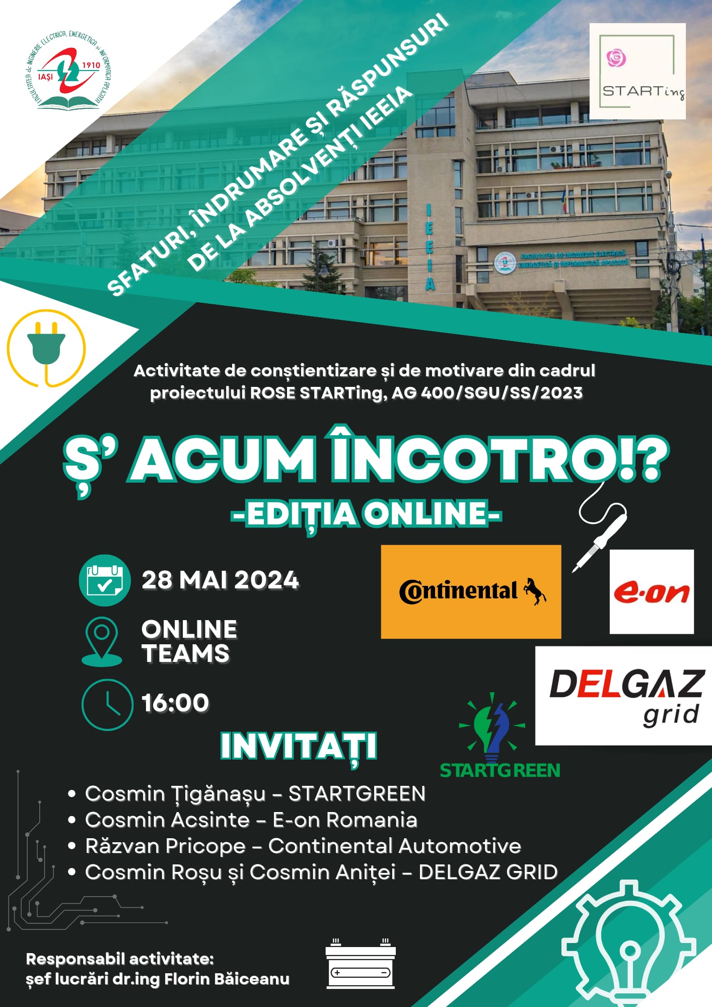 Facultatea de Inginerie Electrică, Energetică şi Informatică Aplicată